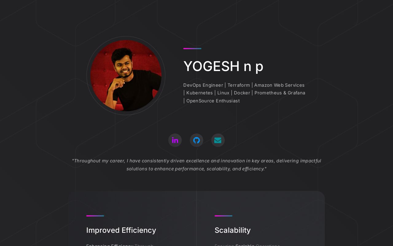 Yogesh's Professional DevOps Journey